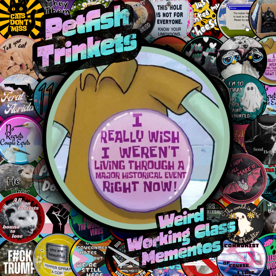 Squidward's Button Meme 1.75in Buttons – Petfish Trinkets